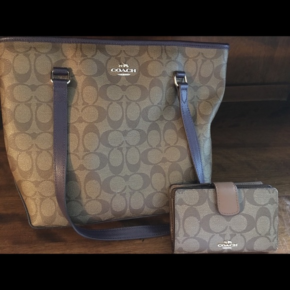 Coach | Bags | Coach Purse With Matching Wallet | Poshmark